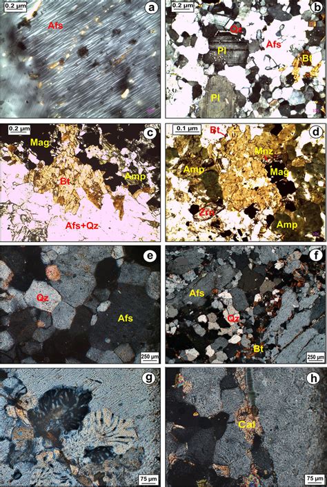 Photomicrographs Of Purimetla Quartz Syenite A Perthitic K Feldspar B Download Scientific