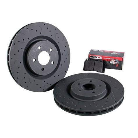Hawk Performance Hkc4058453b Mustang Front Brake Rotor Talon Pair And