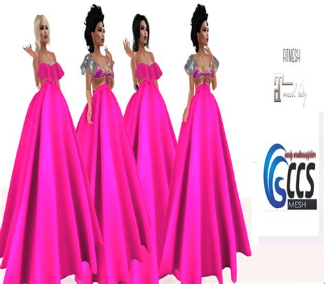 Second Life Marketplace Ccs Candy Sindirella Dress Fitted