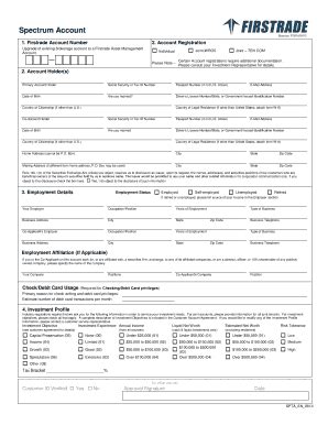 Fillable Online Spectrum Account Form Fax Email Print PdfFiller