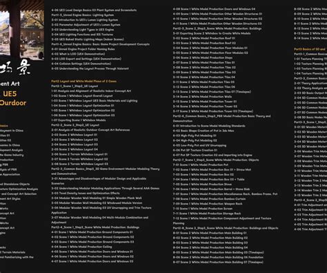 Artstation Modeng Realistic Scene Creation In Ue5 Course Tutorials