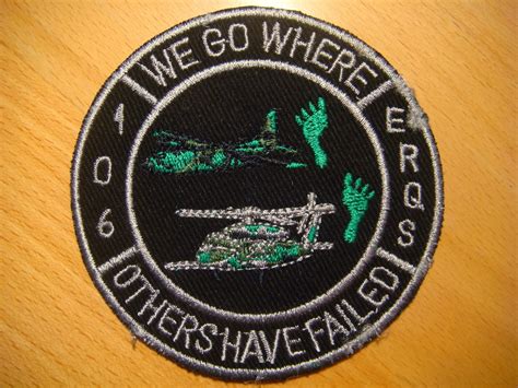 The Usaf Rescue Collection Usaf 106th Erqs Black Color Patch