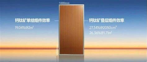 协鑫光电融资近5亿元 助力全球最大尺寸钙钛矿叠层组件加速下线 材料 集团 能源