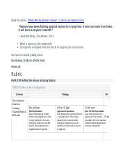 Understanding Sexism Analysis And Reflection Guidelines Course Hero