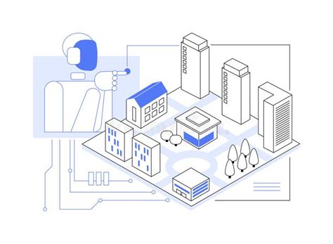 Ai Driven 3d Modeling Abstract Concept Vector Illustration Stock