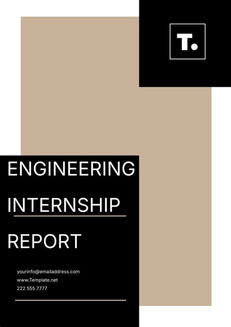 Free Internship Report Cover Sheet Template To Edit Online