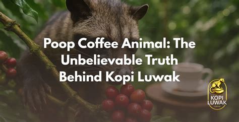 Poop Coffee Animal The Unbelievable Truth Behind Kopi Luwak