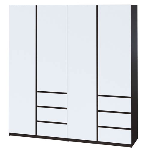 Шафа Брайт 1221 х 520 х 2000 H Майстер Форм ДСП Венге магія білий телескопічні напрямні