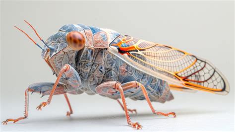 A Close Up Of A Bug With Many Colors And Patterns Ai Stock Illustration Illustration Of