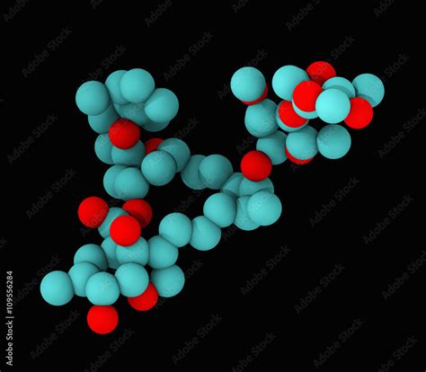 Space Filling Molecular Model Of Ivermectin Shown Without Hydrogen