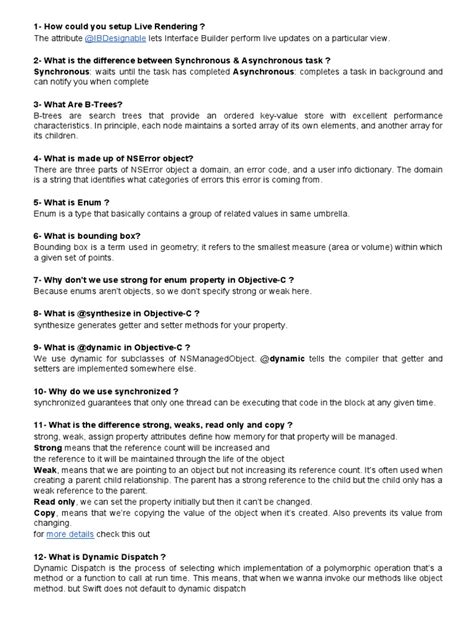 Ios Developer Experienced Download Free Pdf Swift Programming