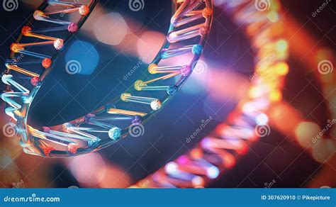 Helix Dna Spiral Stock Illustration 307620910