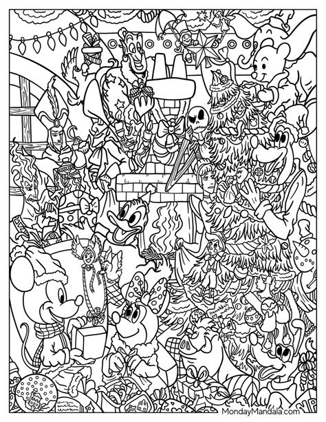 Coloring Sheet Disney Characters 2025