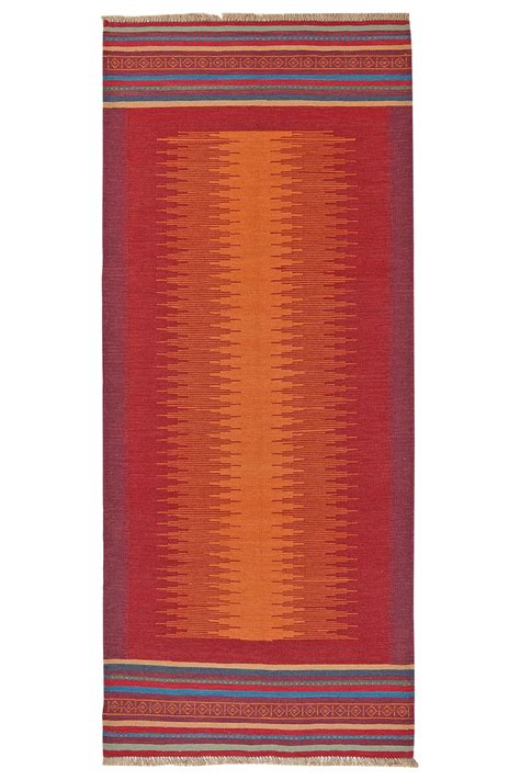 Kilim Gashgai Teppich Wolle Rot Rugtales Cocoli