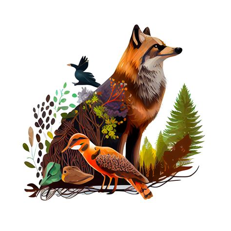 Descubrir El Belleza De Fauna Silvestre Ilustración Con Alta Calidad Png Imágenes 21311701 Png