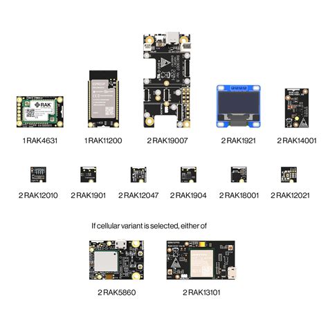 Iot Starter Kit With Different Sensors And Displays For Lorawan Nb Iot And Lte M