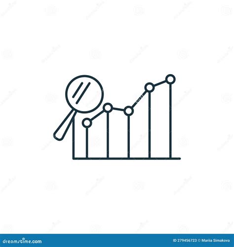 Predictive Analytics Icon Monochrome Simple Sign From Digitalization Collection Stock Vector