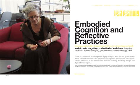Pdf Embodied Cognition And Reflective Practices