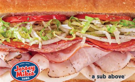 Jersey Mikes Subs T Cards
