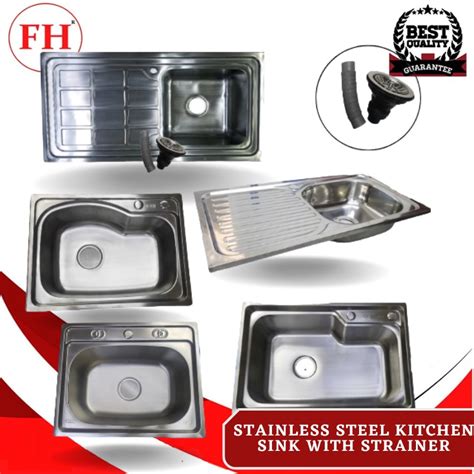 Sus 304 Stainless Steel Sink With Free Filter Strainer Lababofaucet