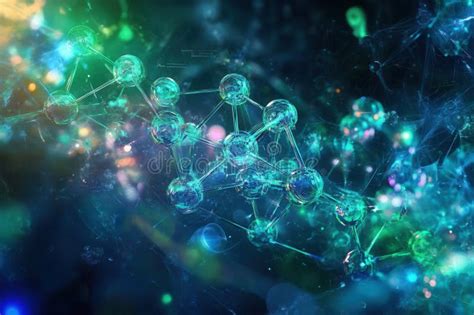quantum computing transforming connections in a futuristic world stock
