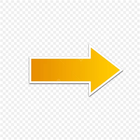 Arrow Indicator Vector Hd Png Images Arrow Yellow Indicator Sign Sign