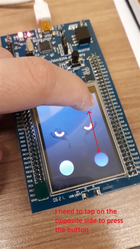Solved Touch Sensor With Reversed Side Stm32f429i Disc1