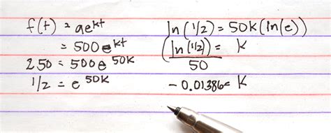 How To Write An Exponential Function Given A Rate And An Initial Value