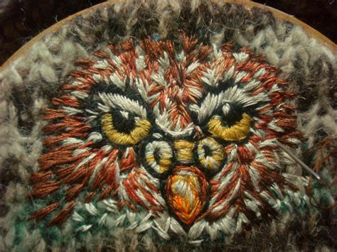 Вышивка по вязаному полотну инструкция как вышивать