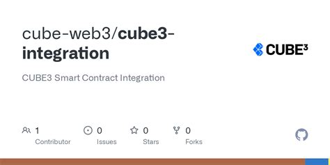 Github Cube Web3cube3 Integration Cube3 Smart Contract Integration Github Cube Web3cube3 Integration Cube3 Smart Contract Integration