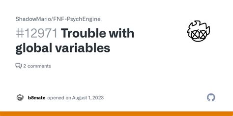 Trouble With Global Variables · Issue 12971 · Shadowmariofnf