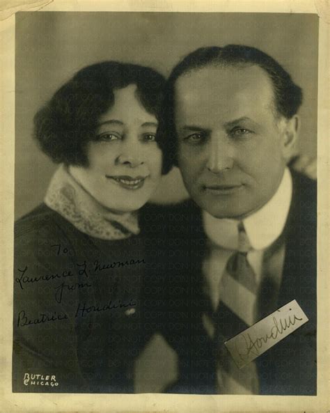 Portrait Of Harry And Bess Houdini Chicago Circa 1923 Etsy