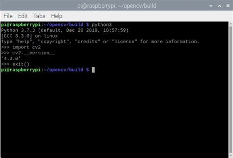 Install Opencv 43 On Raspberry 64 Os Q Engineering