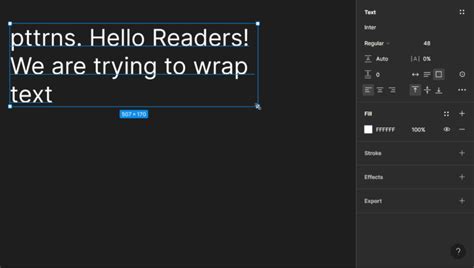 How To Wrap Text In Figma Pttrns