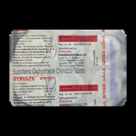 Dynulta Tablet 6s Price Uses Side Effects And Substitutes Medkart