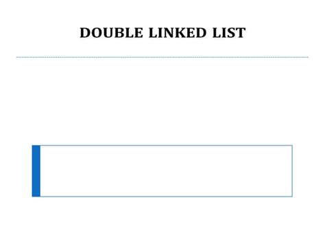 Double Linked Listdocx