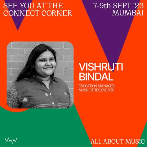 Vishruti Bindal On Linkedin Super Excited To Share That I Will Be At All About Music X Connect…