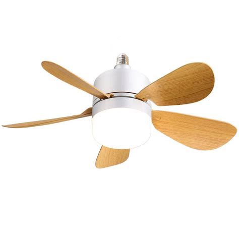 Caci Mall 16 In Indoor White Socket Ceiling Fan With Light And Remote