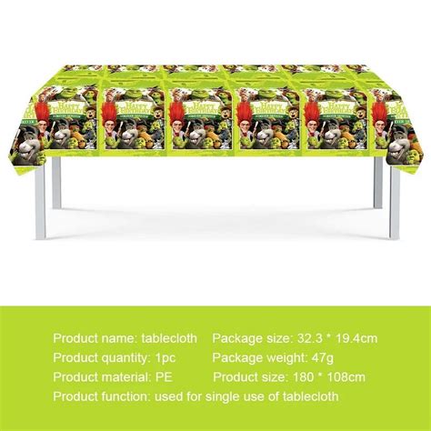 Suministros De Fiesta De Cumpleaños Con Tema De Princesa Dinosaurio Príncipe Shrek Y Monstruo De