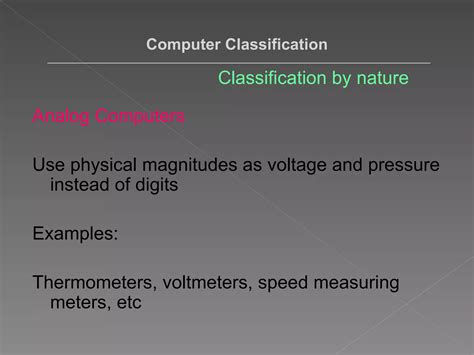 classification and generations of computers ppt computing