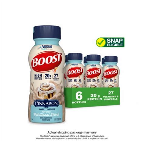 Boost® High Protein Cinnabon® Bakery Inspired Flavored Nutritional