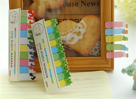 Cute Animal Sticky Flags Set Small 150 Sheets Self Etsy