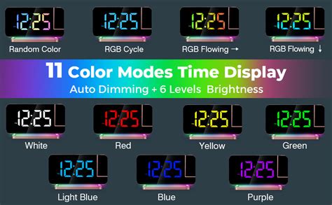 Amazon Com Projector Clock In Digital Alarm Clocks Projection On Ceiling Wall With RGB