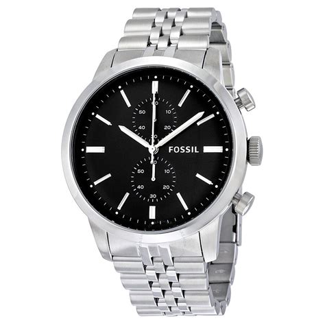 Fossil Townsman Chronograph Black Dial Men S Watch FS4784f Townsman Fossil Watches Jomashop