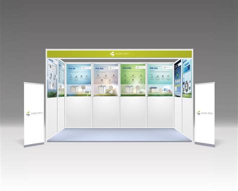 가온테크 박람회 전시회 부스 족자봉 디자인제작 네이버 블로그