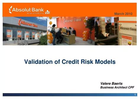Ppt Validation Of Credit Risk Models Powerpoint Presentation Free Download Id 847199