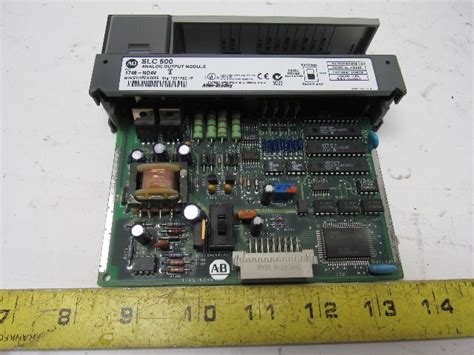 Allen Bradley 1746 NO4V Ser A SLC 500 Analog Output Module Bullseye Industrial Sales