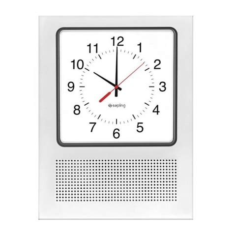 Synchronized Analog Clock With Ip Speaker Advancenet