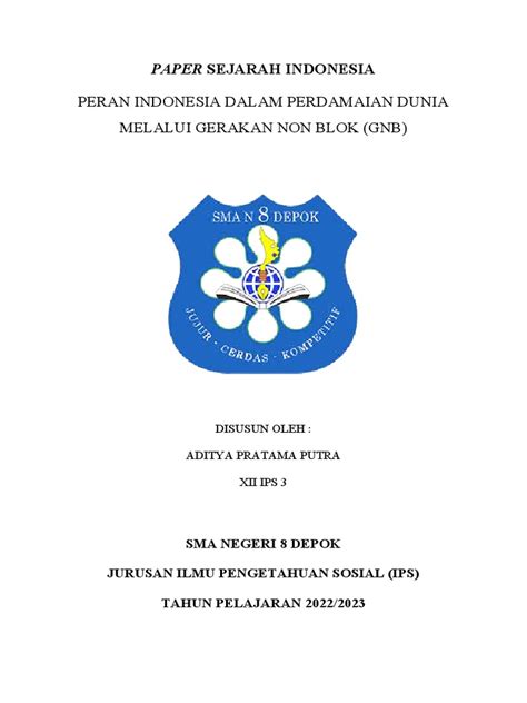 Contoh Paper Makalah Sejarah Indonesia G Pdf