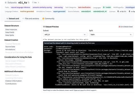 Raise A More Precise Error When The Url Is Unreachable In Streaming Mode · Issue 4955